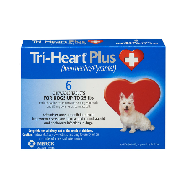 Tri-Heart® Plus Chewable Tablets for Dogs | Kills heartworm larvae - TCAP